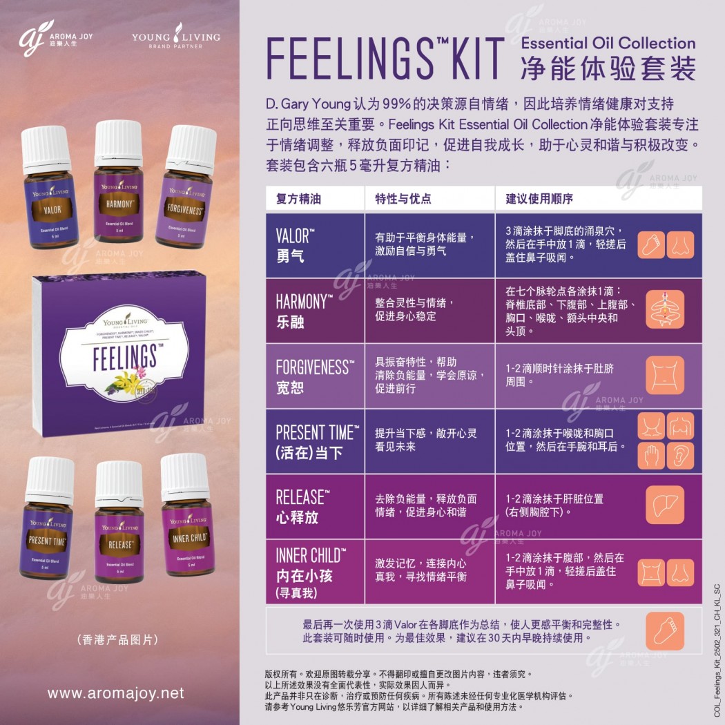 Feelings Kit Essential Oil Collection 淨能體驗套裝